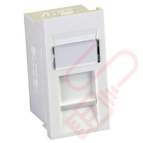 Excel Cat E RJ UTP Module White Networking Cables