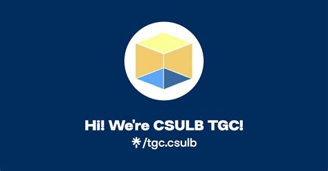 Hi Were Csulb Tgc Instagram Linktree