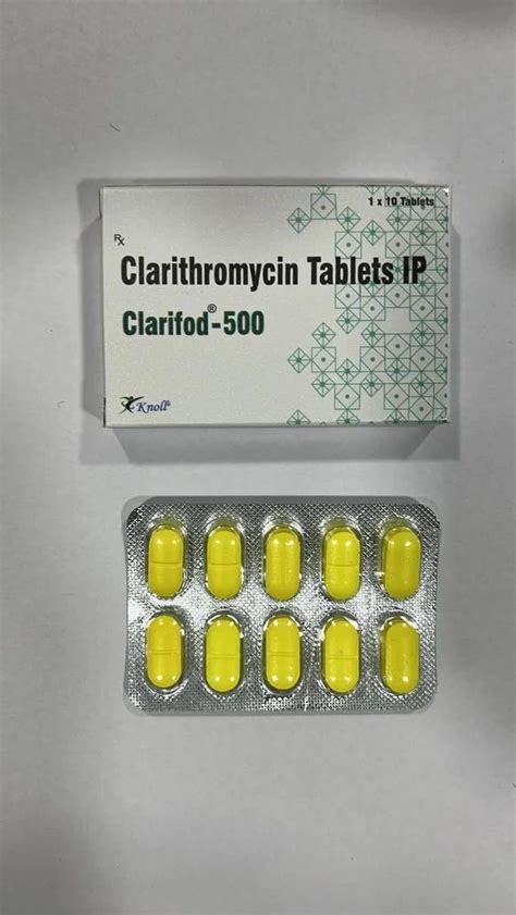 Clarithromycin Tablets 500 Mg At ₹ 550 Stripe In Nagpur Id 2853912850330