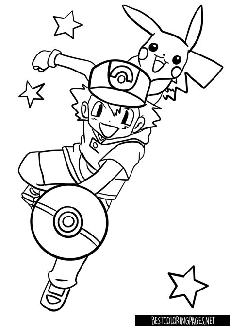 Ash And Pikachu Free Printable Coloring Pages Free Printable Coloring Ash And Pikachu Free Printable Coloring Pages Free Printable Coloring