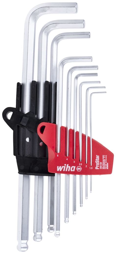 07185 Wiha Wiha 9 Piece L Shape Metric Hex Key Set 1 5 → 10mm 222 2482 Rs Components
