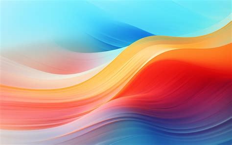 Premium Photo Flowing Waves Abstract Background Elegance
