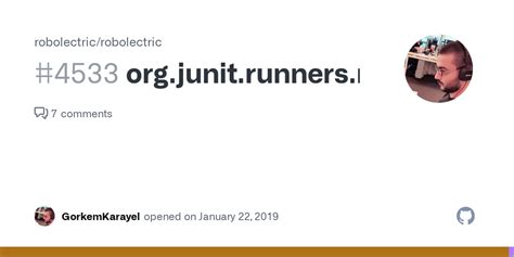 Org Junit Runners Model InitializationError Issue Robolectric Robolectric GitHub