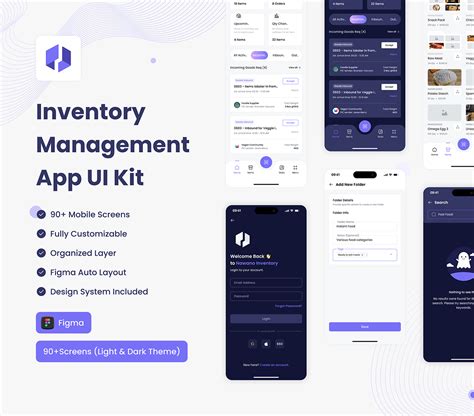 Nawano Inventory Management App UI Kit Behance