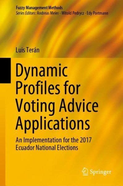 dynamic profiles for voting advice applications von luis terán