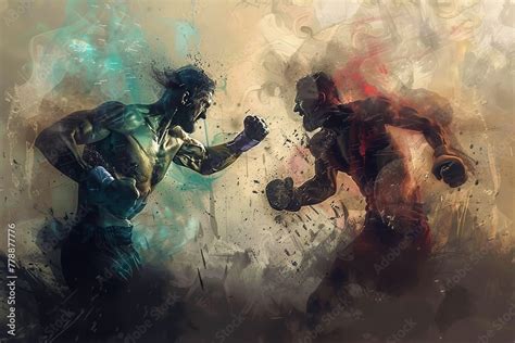 Strong Versus Weak Create An Artwork That Visually Represents The Struggle Between Strength And