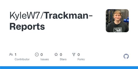 Github Kylew Trackman Reports