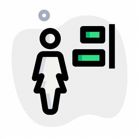 Align Single Woman Alignment Right Icon Download On Iconfinder