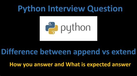2 What Is Difference Between Append And Extend Youtube