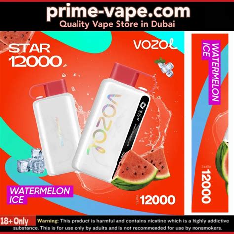 Vozol Star Tobacco Flavour 12000 Puffs Disposable Vape Dubai