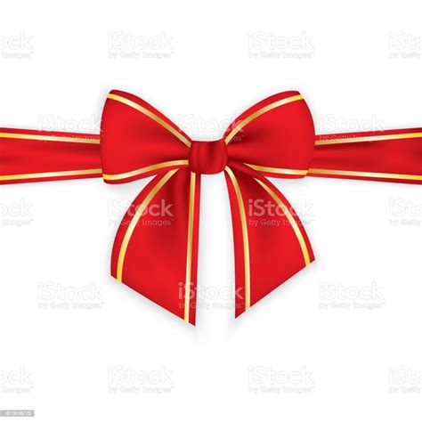 현실적인 빨간 활 고 리본 투명 한 배경에 고립 인사말 카드 포스터 또는 책자를 위한 템플릿입니다 벡터 일러스트 레이 션 0명에 대한 스톡 벡터 아트 및 기타 이미지