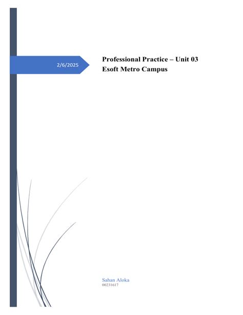 Professional Practice Training Event Assignment Brief