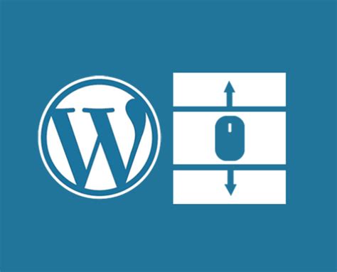 WordPress Scroll To Div On Mouse Scroll Using JavaScript