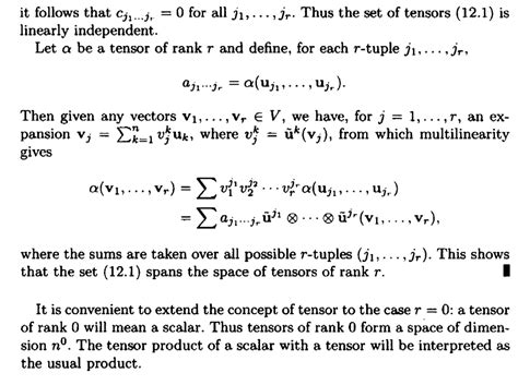 Space Of Alternating Tensors Of Rank R Browder 1222 • Physics Forums