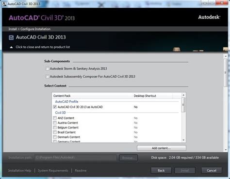 Civil 3d 2013 Where Is Storm And Sanitary Analysis And Subassembly Composer Up And Ready