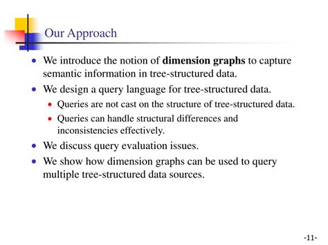 Ppt Querying Tree Structured Data Using Dimension Graphs Powerpoint
