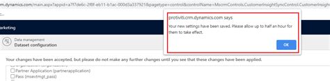 Enable Customization Table For The Marketing Section