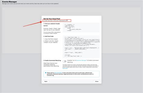 snapchat pixels on shopify analyzify docs
