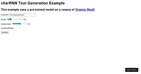 Ml5jsml5 Library Charrnntext Codesandbox