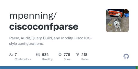 github mpenning ciscoconfparse parse audit query build and
