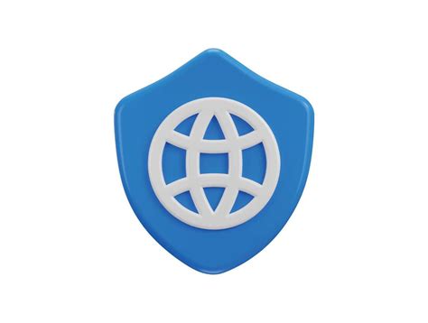 Protected Web Browser Icon 3d Render Click By Safe Search Browser Icon