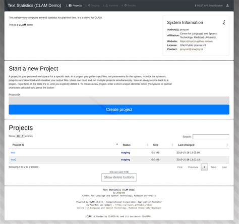 Github Proycon Clam Quickly Turn Command Line Applications Into Restful Webservices With A