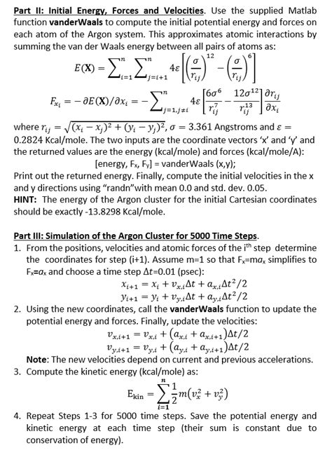 solved part i initial coordinates initialize the x and y