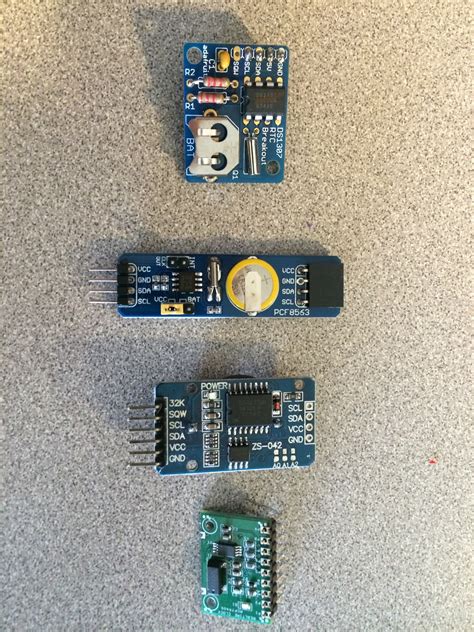 Real Time Clock Testing Results DS PCF MCP Sensors Arduino Forum