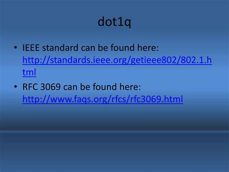 PPT IEEE 802 1q VLANs PowerPoint Presentation Free Download ID 6190843