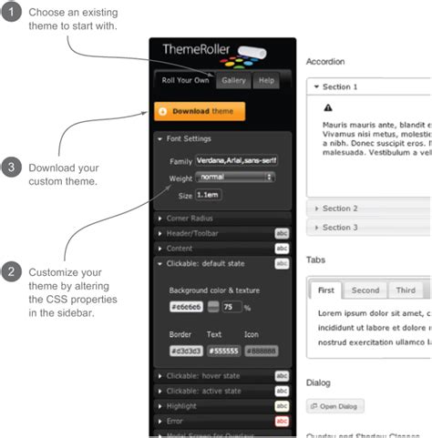 Jquery Ui Themes