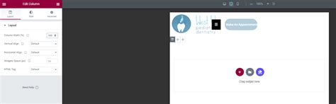 trouble with elementor columns on tablet view r elementor