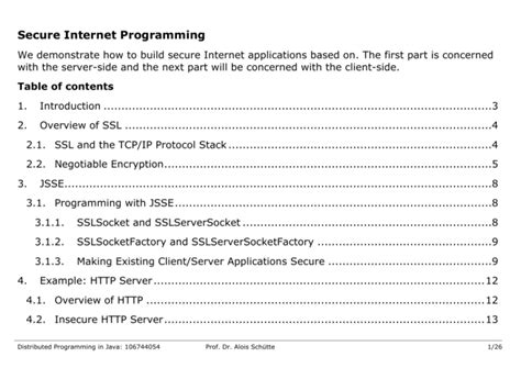 Overview Of Ssl