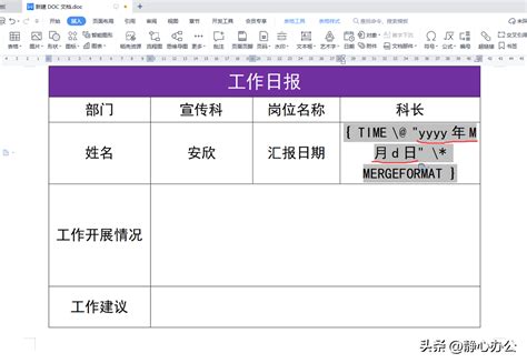 Wps日期转文本wps文字：通过域代码在文档中插入可自动更新的日期 正数办公
