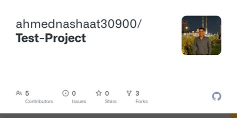 GitHub Ahmednashaat Test Project