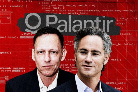 Palantir So Wurde Peter Thiels Startup Zu Einem Der Mächtigsten