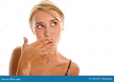 WOMAN LICKING AN ENVELOPE Stock Photography CartoonDealer Com