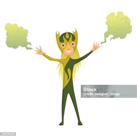 만화 슈퍼 히어로 아이 캐릭터 용감한 레크리에이션을위한 마스크와 만화 망토슈퍼 영웅 의상을 입고 즐거운 아이 흰색 배경에 격리