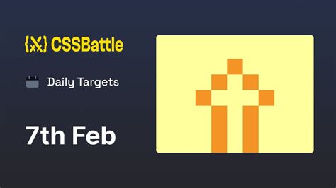 css battle daily target 7th february 2024 solution css challenge