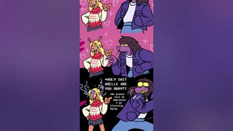 Noelle Explodes After Flirting With Suzie Deltarune Comic Dub