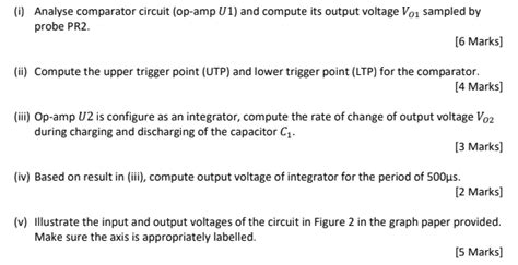 Solved This Circuit That Combines Double Bounded Comparator