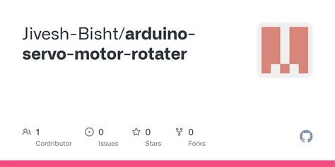 Github Jivesh Bishtarduino Servo Motor Rotater