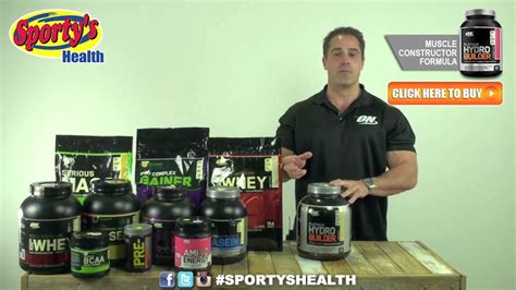 Optimum Nutrition Platinum Hydrobuilder Youtube