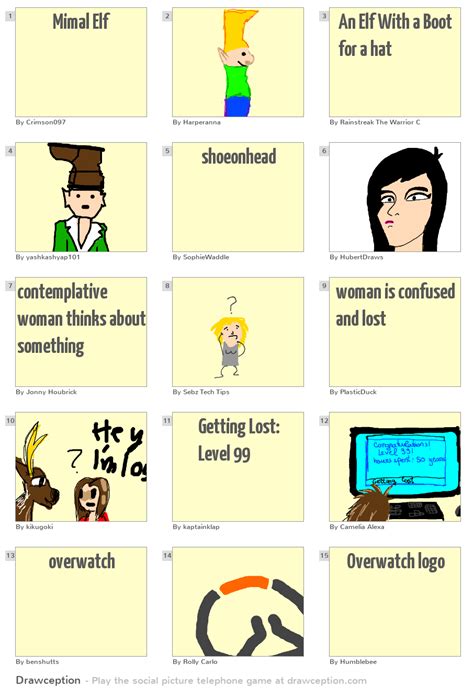 Mimal Elf Drawception