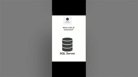 Dbid Command Sql Server Shorts Datacodex Sqlserver