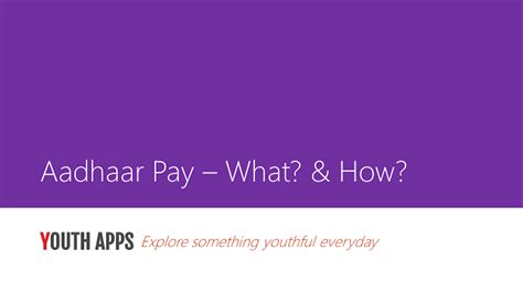 What Is Aadhaar Pay And How Aadhaar Pay Works Govtempdiary