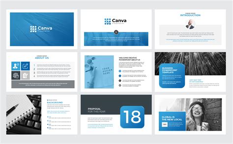 Canva Multipurpose Presentation Powerpoint Template Powerpoint Templates Powerpoint Design