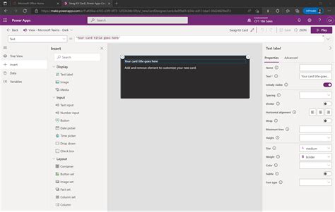 Cards For Power Apps Preview Power Platform D365 Demystified
