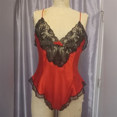 Intimates And Sleepwear Red Sexy Lace Teddy Poshmark