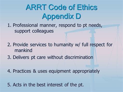 Mission Of The Arrt Radiologic Technology How Professional Ethics