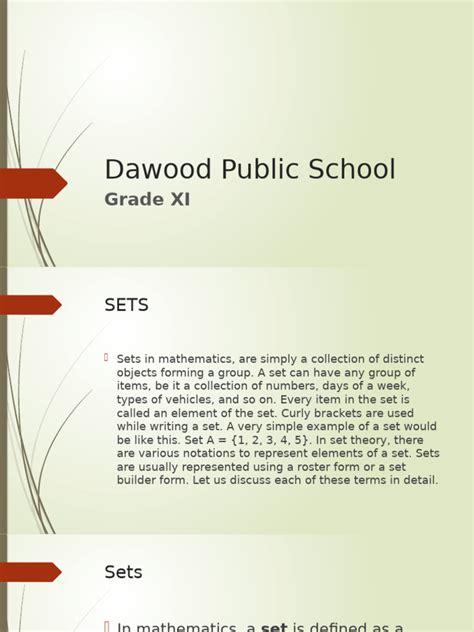 grade xi sets pdf